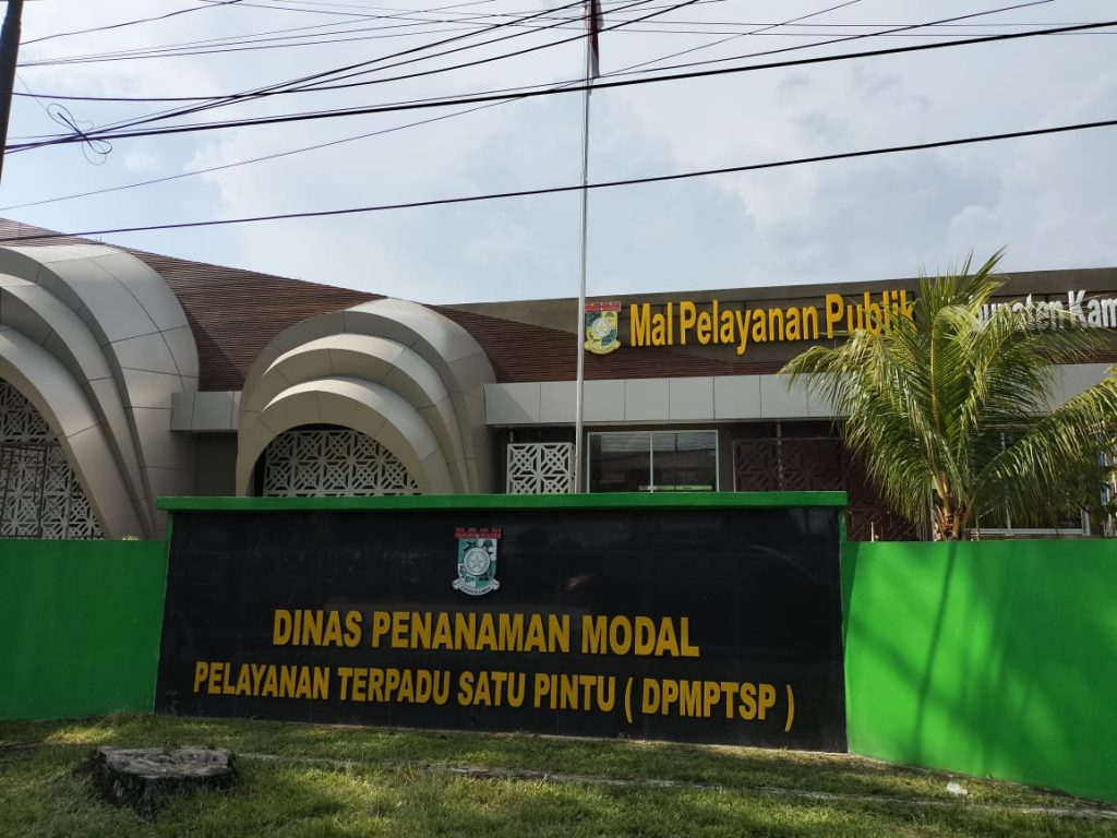 Proyek Gedung MPP di Dinas DPM PTSP Kampar Megah Dengan DesignYang di Pancarkan | HALUANPOS.COM